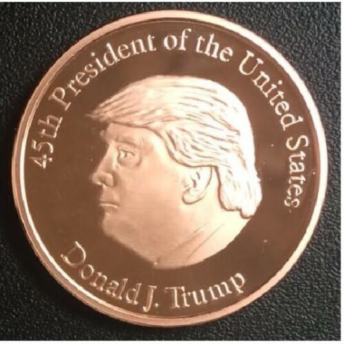 1 oz Copper Round - Donald Trump Profile – D.B.Metals
