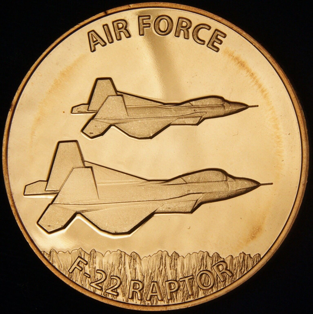 1 oz Copper Round - US Air Force – D.B.Metals